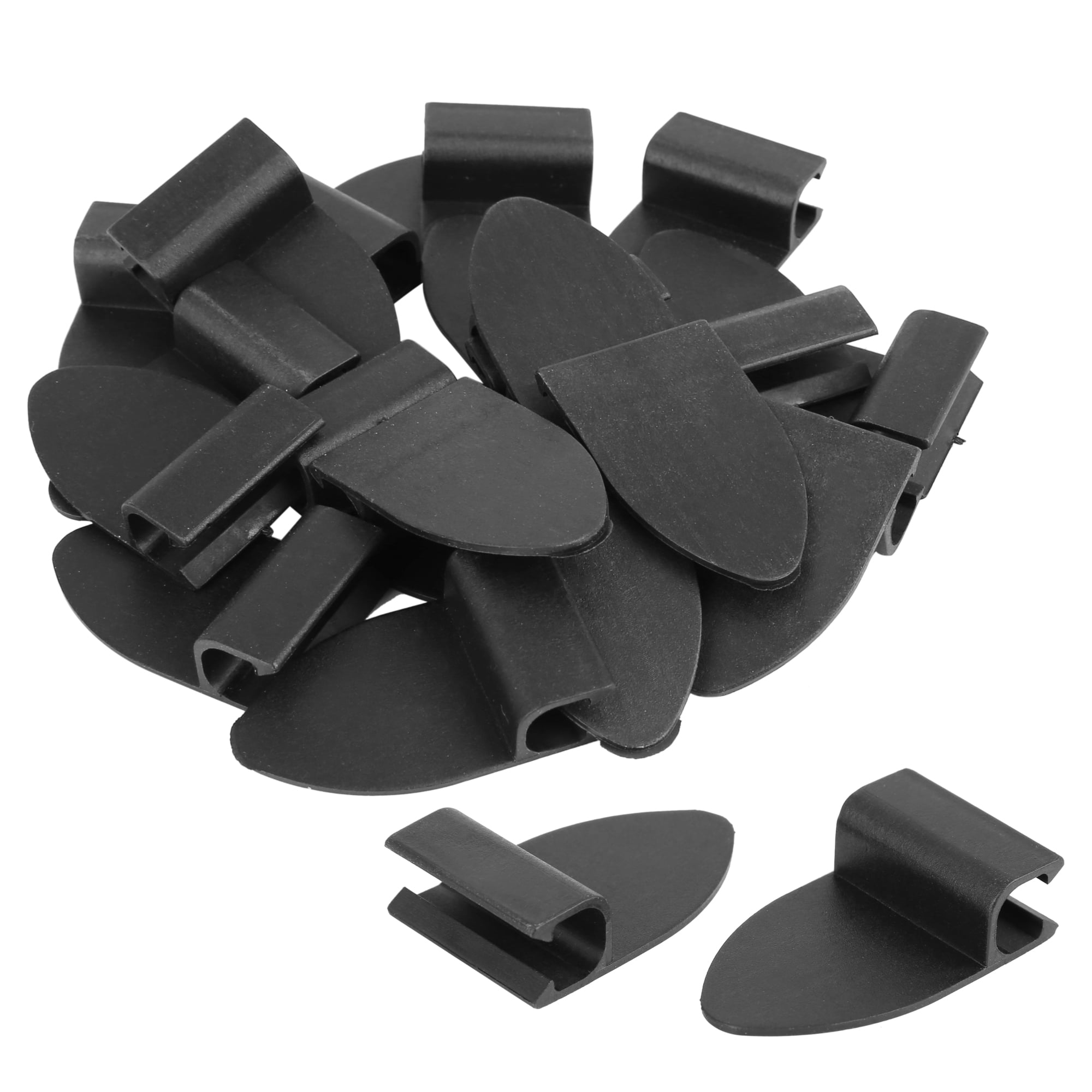 Unique Bargains 20 Pcs 29.5 x 49mm Universal Car Floor Mat Clips Fixing ...