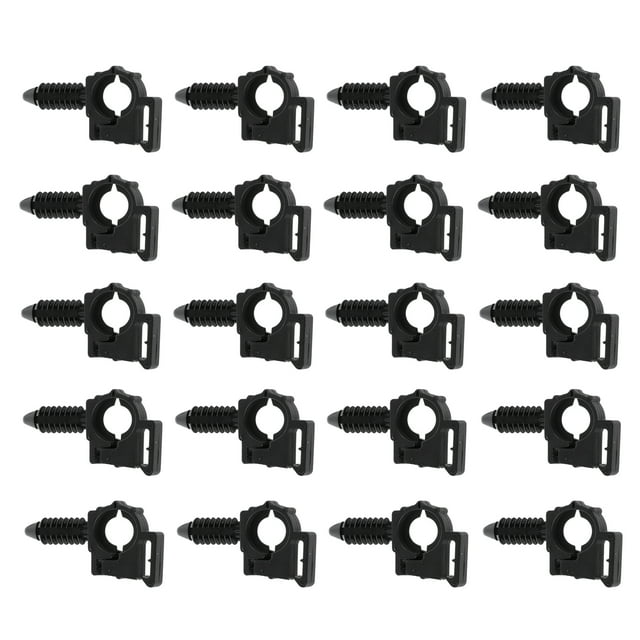 Unique Bargains 20 Pcs Fuel Line Retaining Clip Wire Routing Clips ...