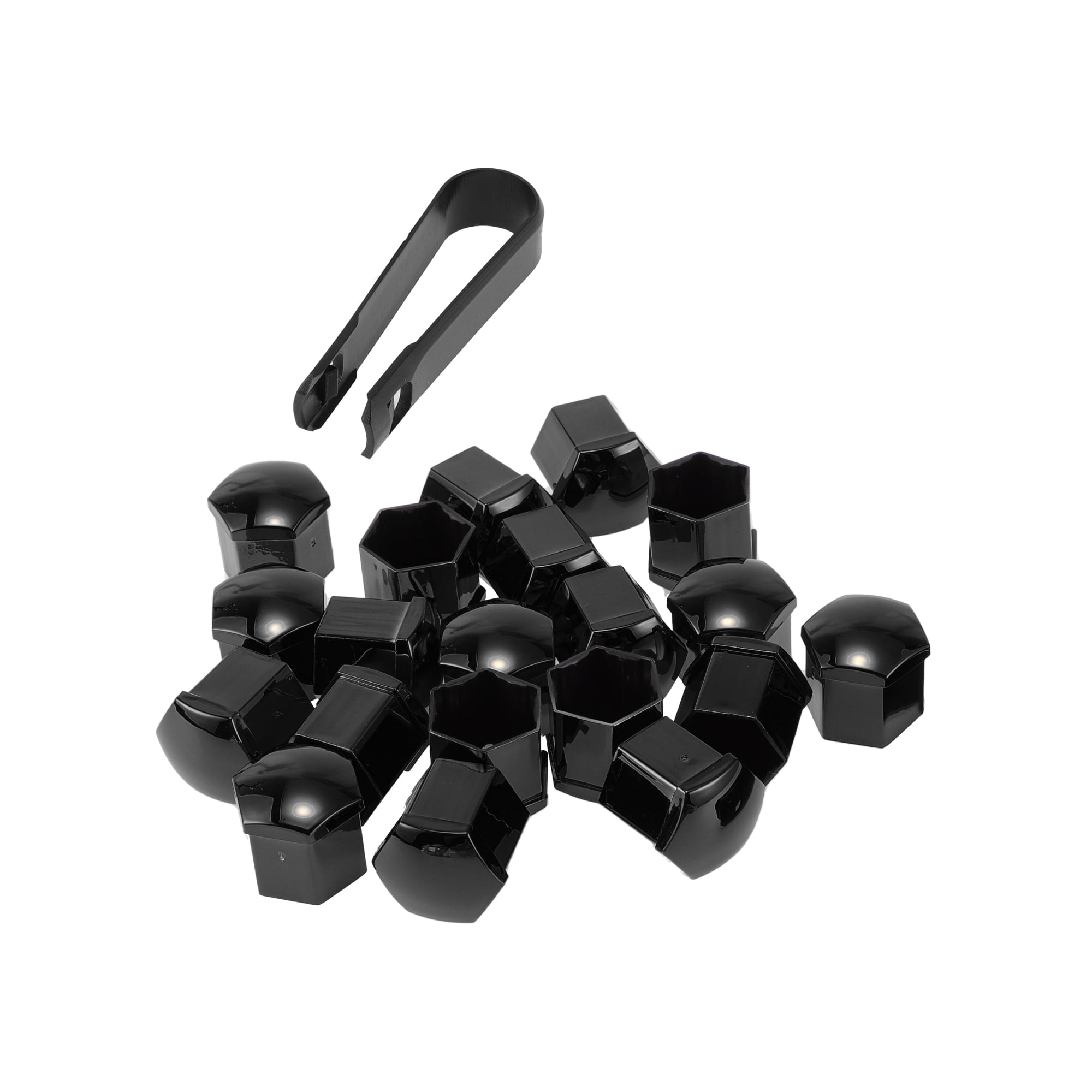 Unique Bargains 20 Pcs Wheel Lug Nut Bolt with Clip Rims Tire Nut ...