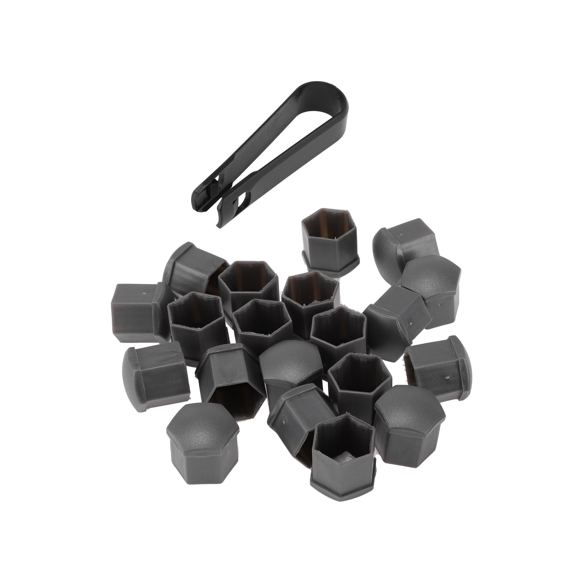 Unique Bargains 20 Pcs Wheel Lug Nut Bolt with Clip Rims Tire Nut ...