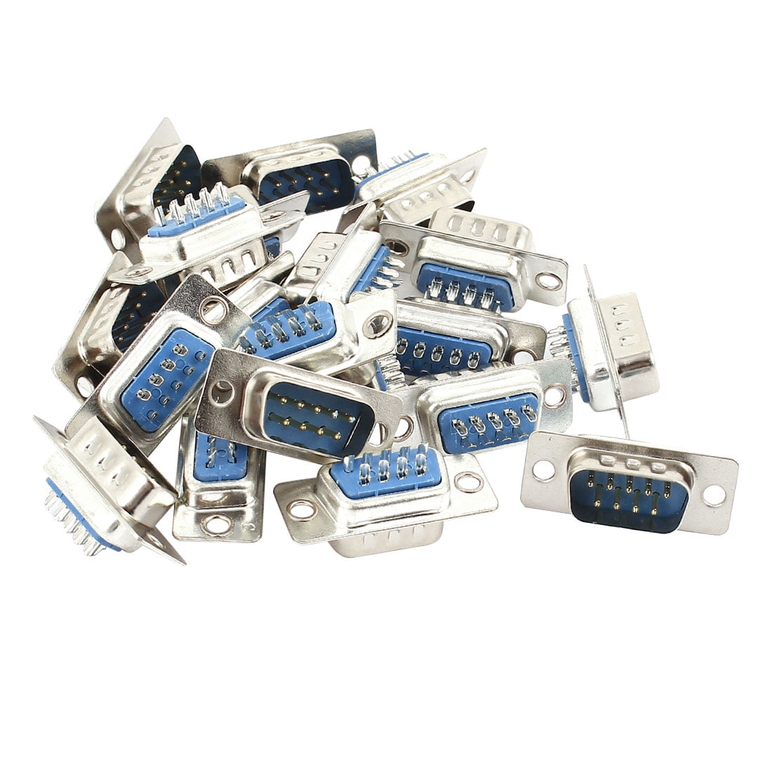 Unique Bargains 20 Pieces DB9 RS232 Serial 9 Pin Male Plug Connector ...