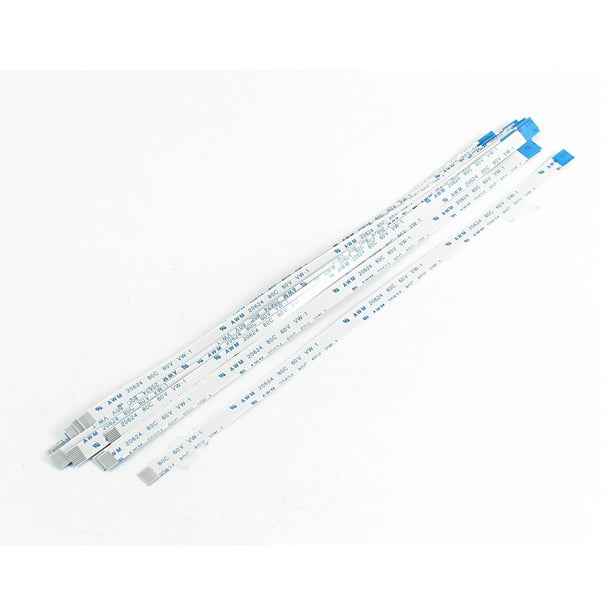 Unique Bargains 20Pcs 0.5mm Pitch 10 Pin AWM 20624 80C 60V Flexible Flat Cable FFC FPC 200mm ...