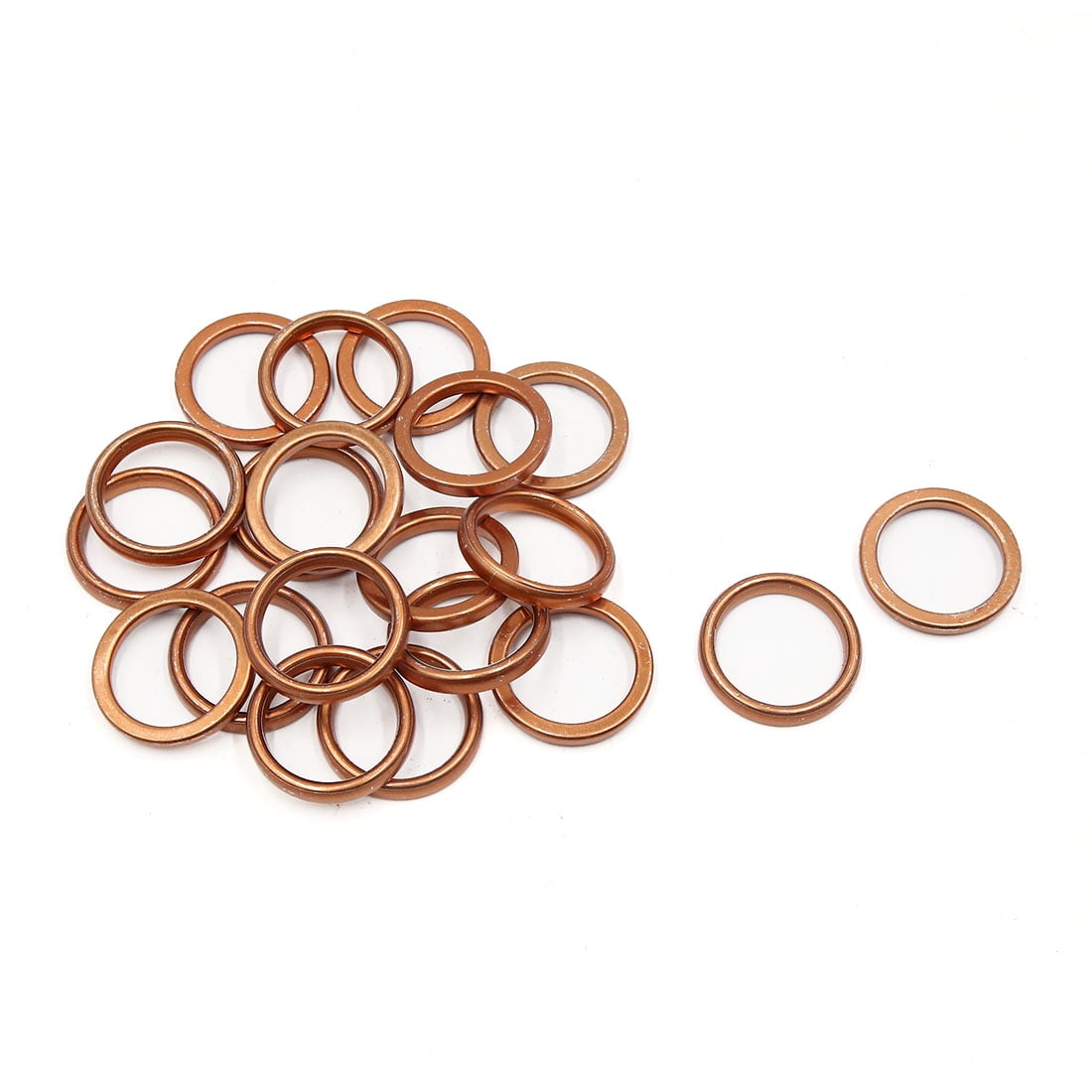 Unique Bargains 20Pcs 39mm Outer Dia Copper Tone Metal Motorcycle ...