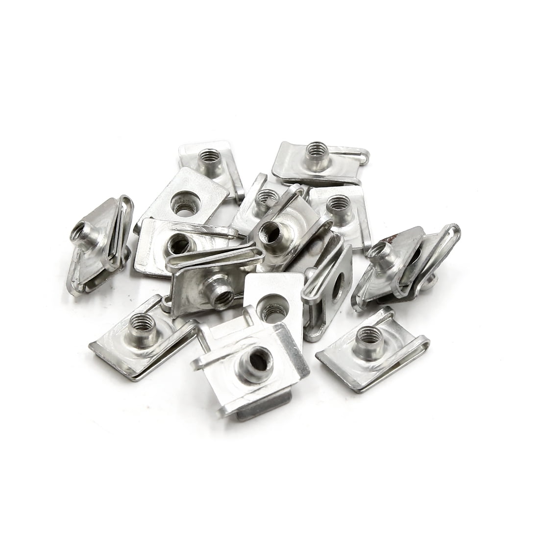 Unique Bargains 20Pcs 5mm Thread Hole Metal Fastener Car Bumper U-Type ...