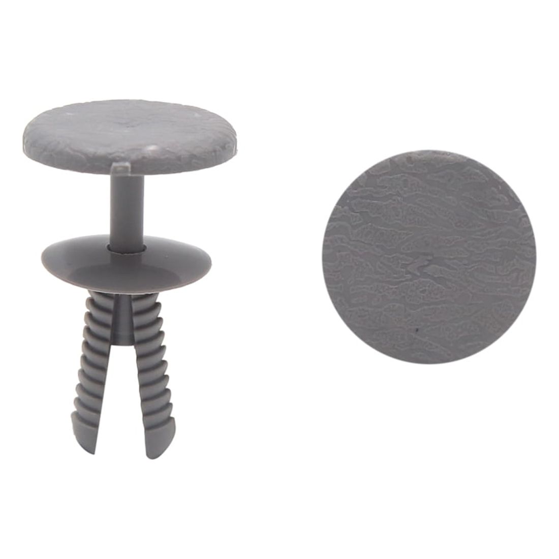 Unique Bargains 20Pcs 6mm Hole Dia. Gray Car Plastic Rivets Splash ...