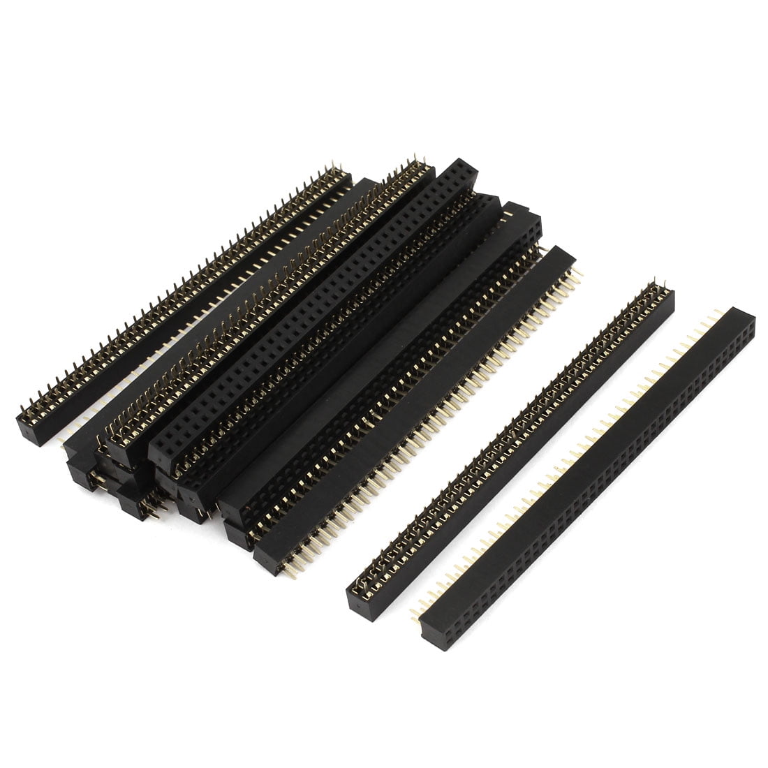 Unique Bargains 20Pcs Female PCB Header 40 Way 2.0mm Spacing Connector ...