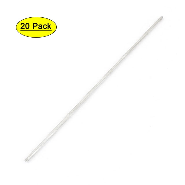 Unique Bargains 20Pcs Solid Round Axle Rod Bar 2mm x 150mm for DIY RC ...