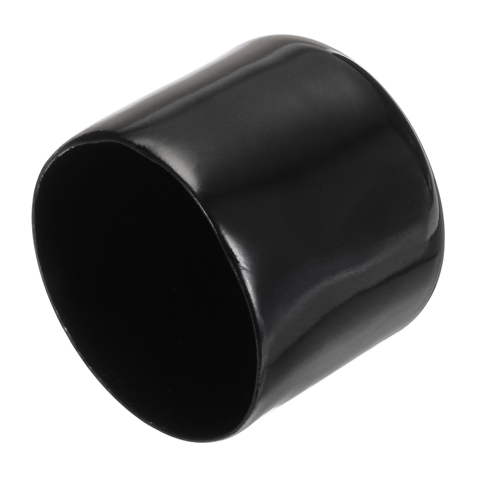 Unique Bargains 20pcs 35mm Round Black Vinyl End Cap Screw Thread ...