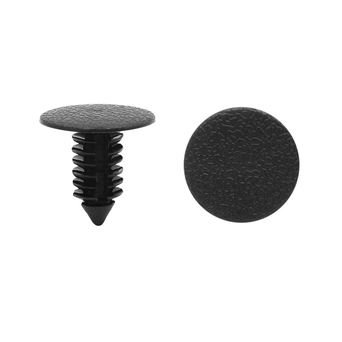Unique Bargains 20pcs Black Plastic 8.3mm Car Push Clips Panel Rivets ...