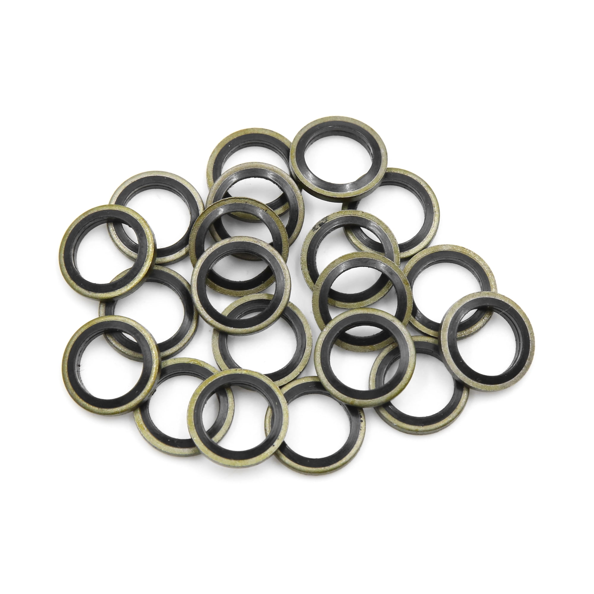 Unique Bargains 20pcs Engine Oil Crush Washers Drain Plug Gaskets 12mm ...