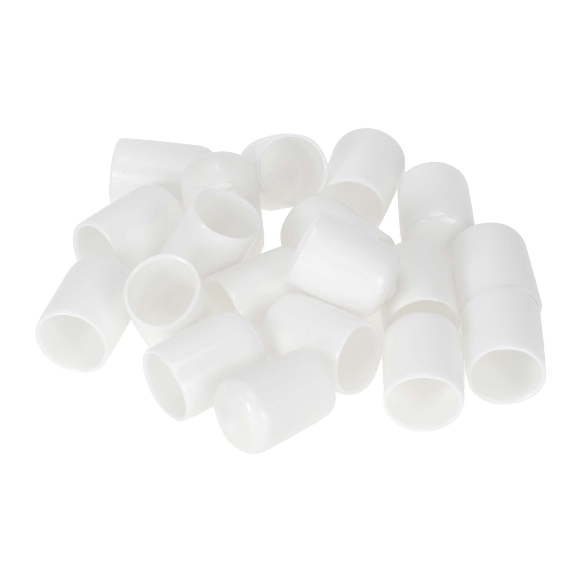 Unique Bargains 20pcs 19mm Exterior Wheel Lug Nut Bolt White - Walmart.com
