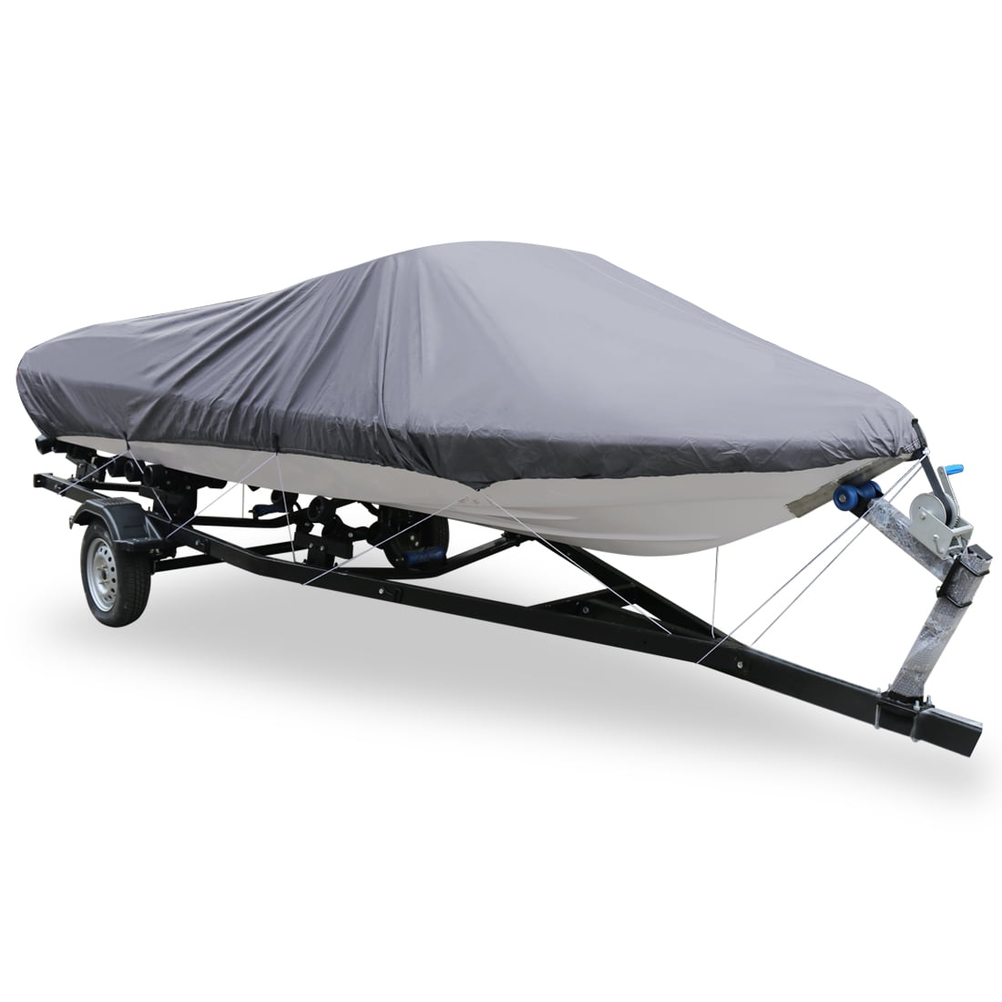Unique Bargains Waterproof Boat Cover, 210D Oxford Fabric, Fits 16-18ft ...