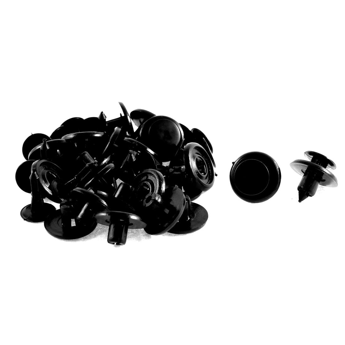 Unique Bargains 22 Pcs Plastic Panel Trim Push in Clips Rivet Fastener ...