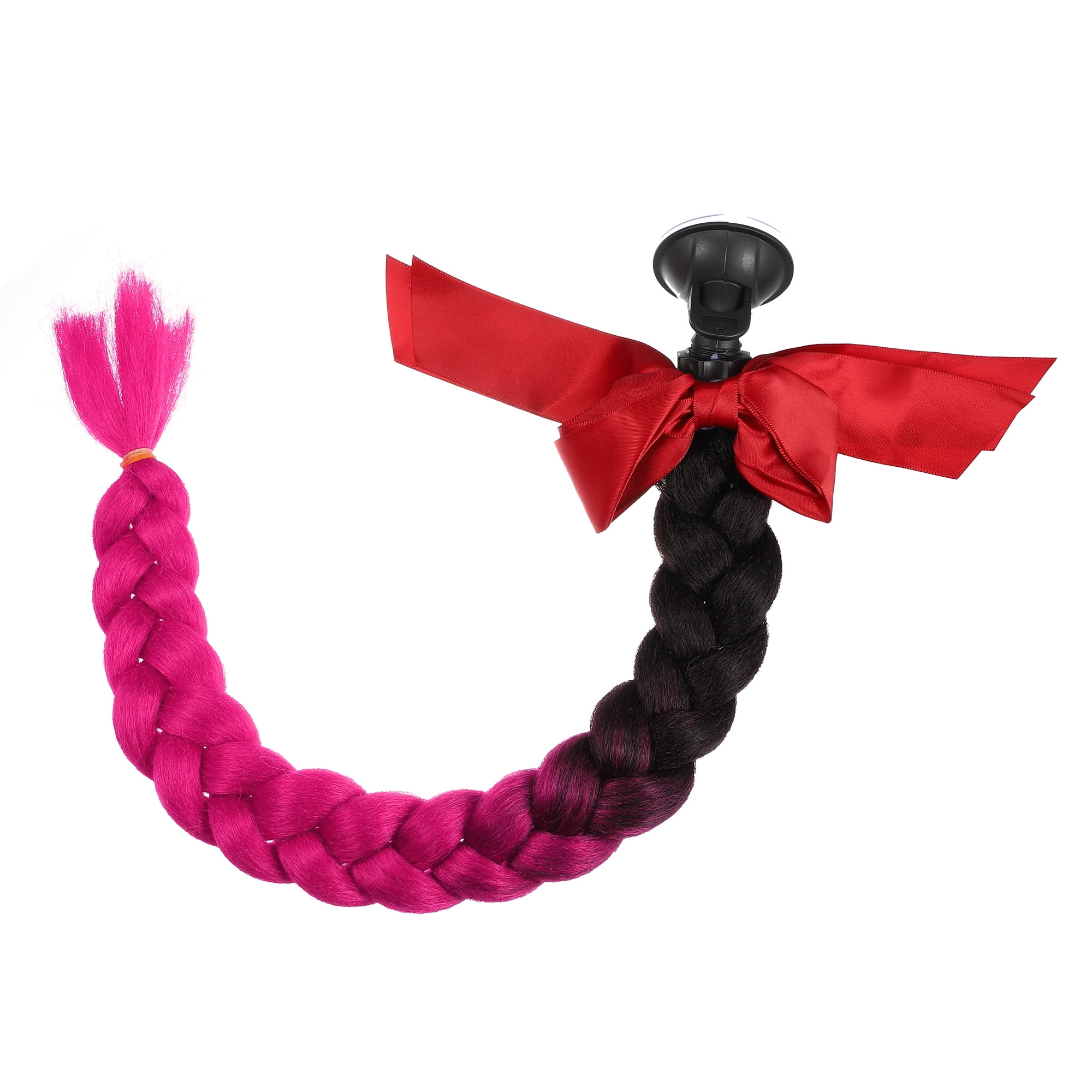 Unique Bargains 22" Ramp Helmet Pigtail Braids Hair for Bicycle ...