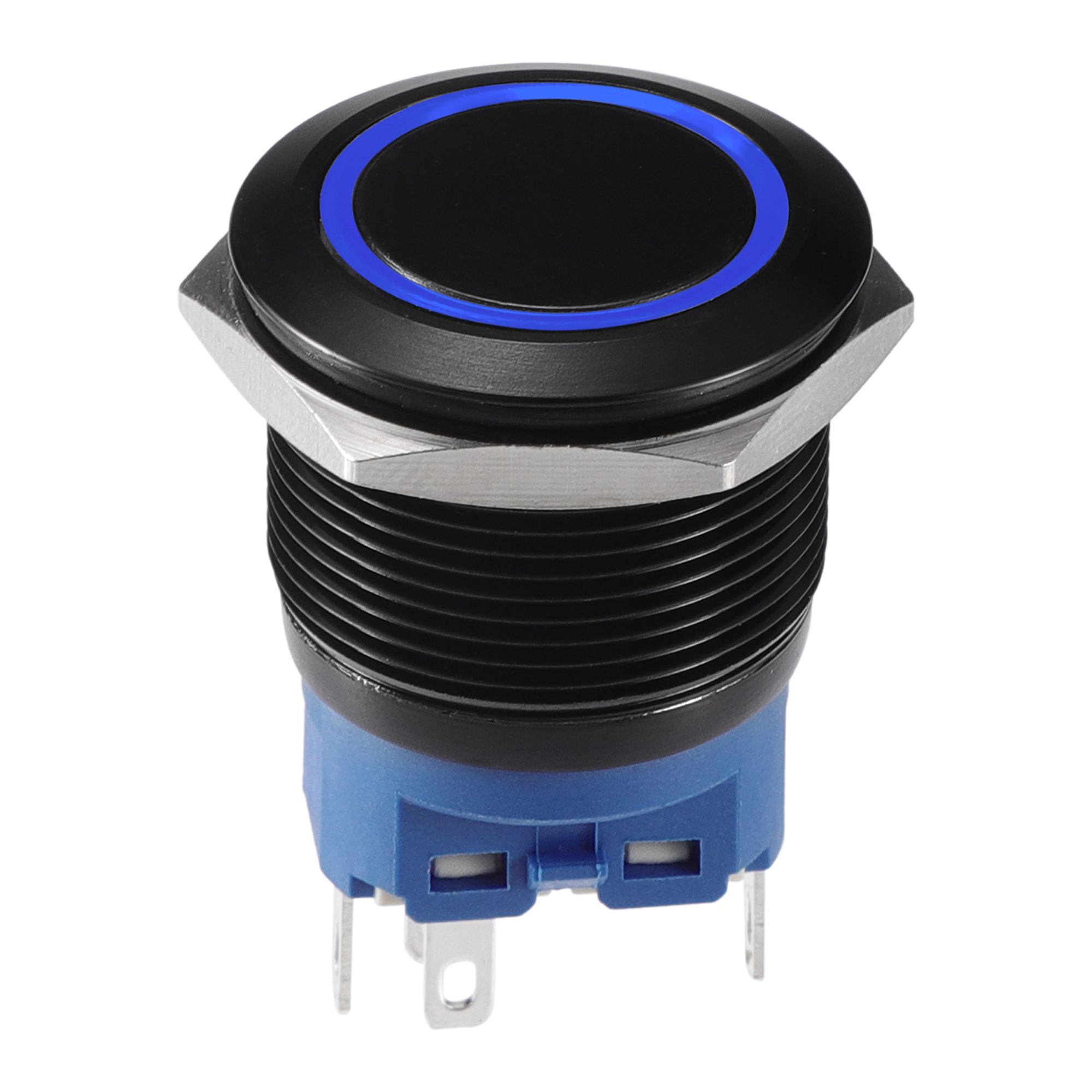 Unique Bargains 22mm Car Interior Pressure Switch Momentary Push Button ...