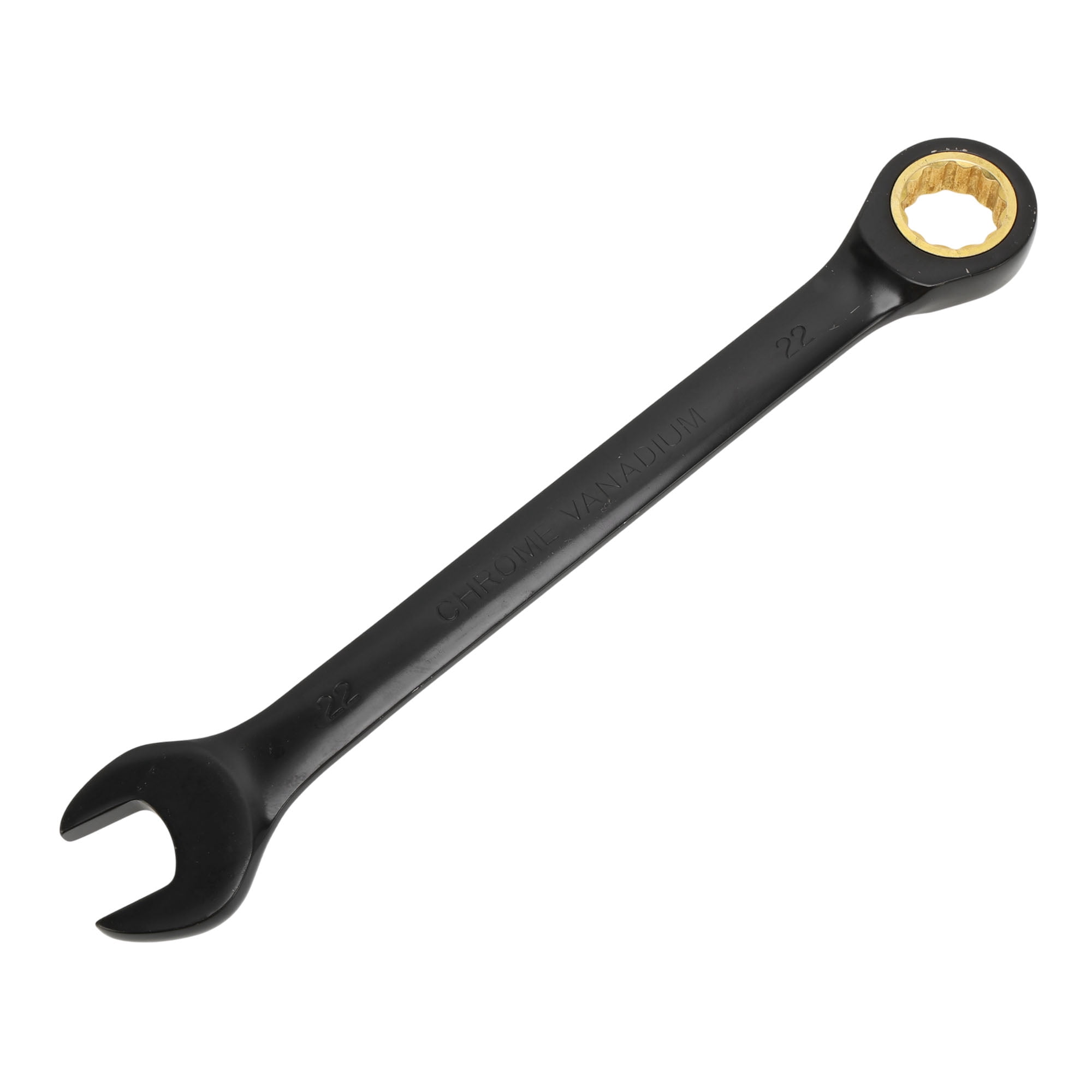 Unique Bargains 22mm Ratchet Spanner 72-Teeth Ratchet Chrome Vanadium ...