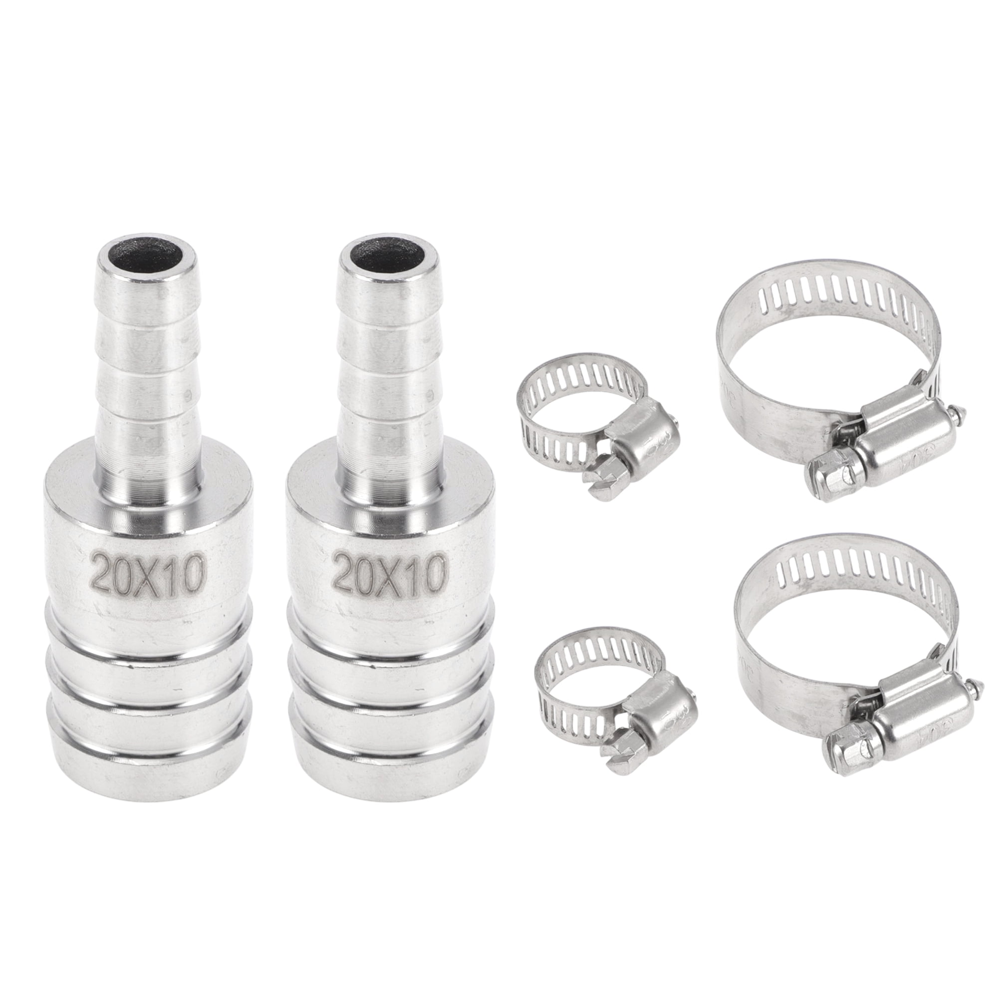 Unique Bargains 25/32"x25/64" Hose Barb Fittings for Air Water Oil Gas ...