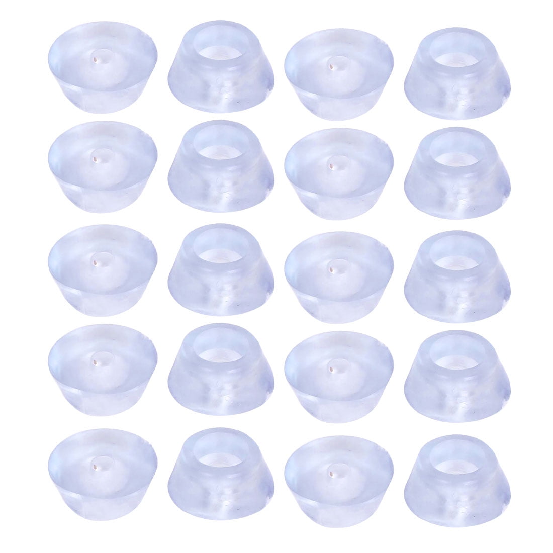 Unique Bargains 28mm x 12mm Furniture Table Leg Protector Rubber Feet ...