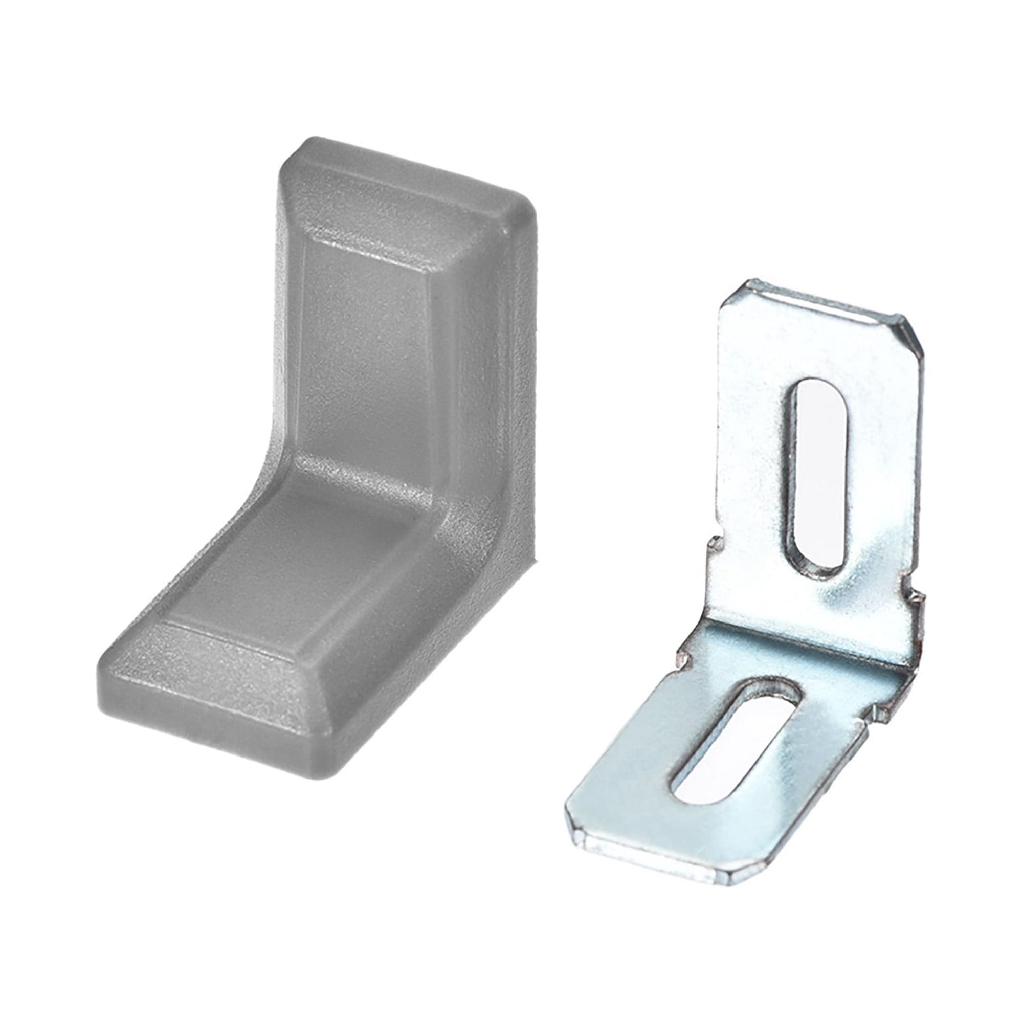 Unique Bargains 28x18mm Furniture Cupboard Shelf Corner Brace Plate ...