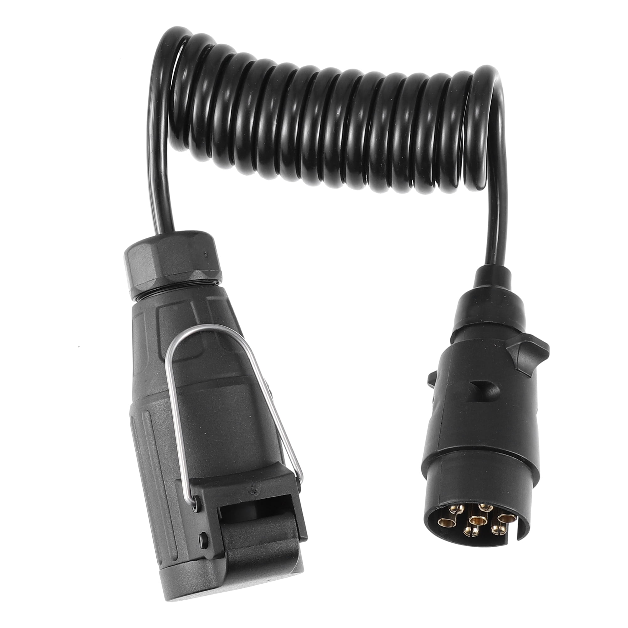 Unique Bargains 2M/6.56ft 7 to 13Pin Trailer Extension Cable with Male ...