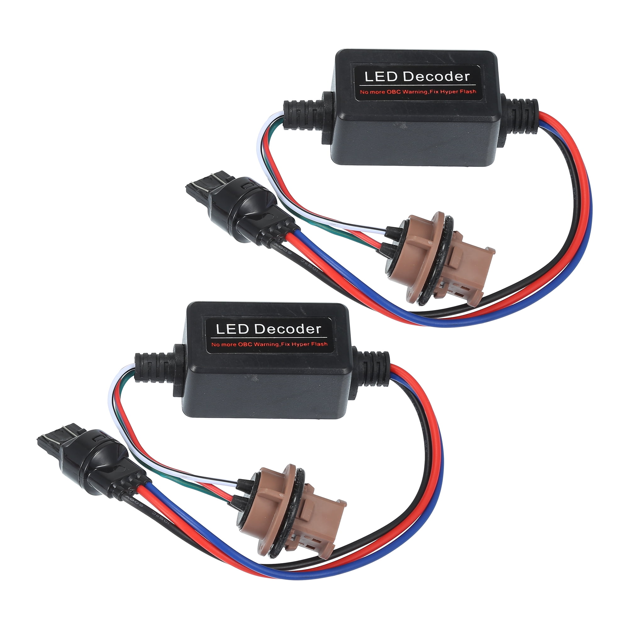 Unique Bargains 2Pcs 7443 T20 Bulb Warning Error Load Resistor Decoder - Walmart.com