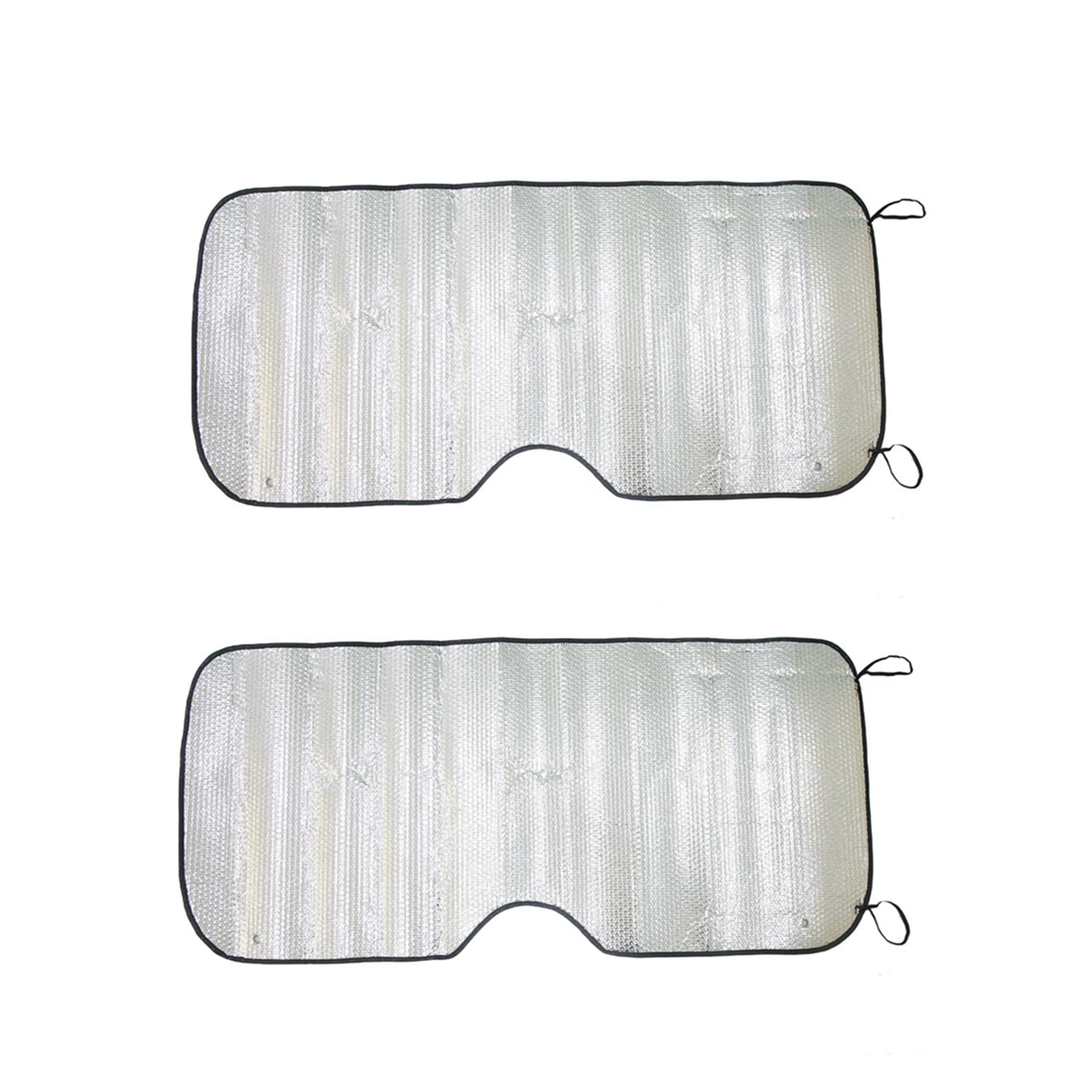 Unique Bargains 2Pcs Aluminium Foil Foldable Car Window Windshield Sun ...
