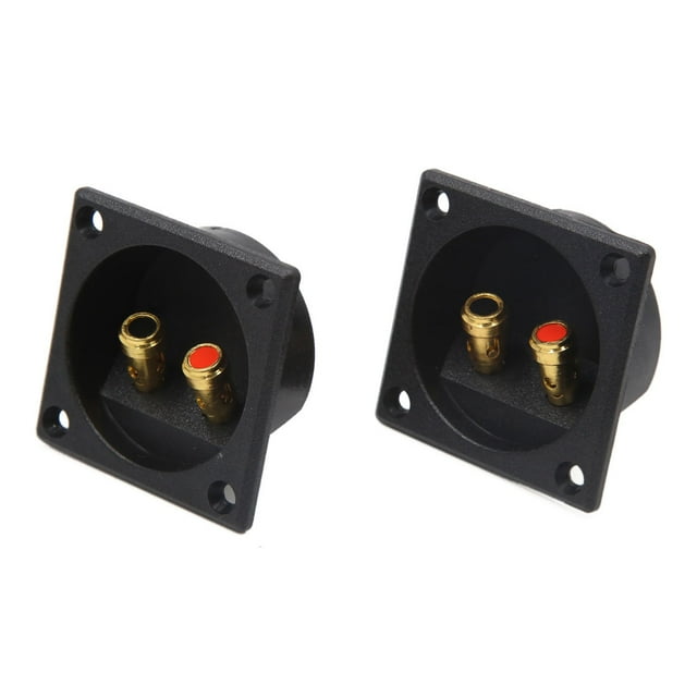 Unique Bargains 2Pcs Rectangle Shape Car Amplifier Speaker Box Spring ...