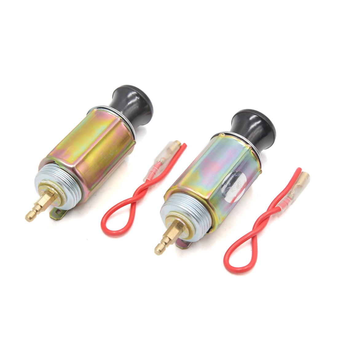 Unique Bargains 2Pcs DC 24V Push Button Lighter for Auto Car Truck ...