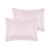 Unique Bargains Purple Queen Pillow Shams 20x30in 2Pcs - Walmart.com