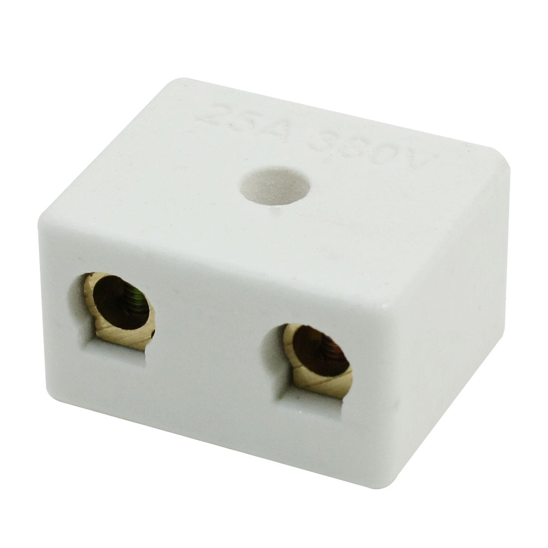 Unique Bargains 2W5H Double Pole 5 Hole Insulating Porcelain Terminal ...