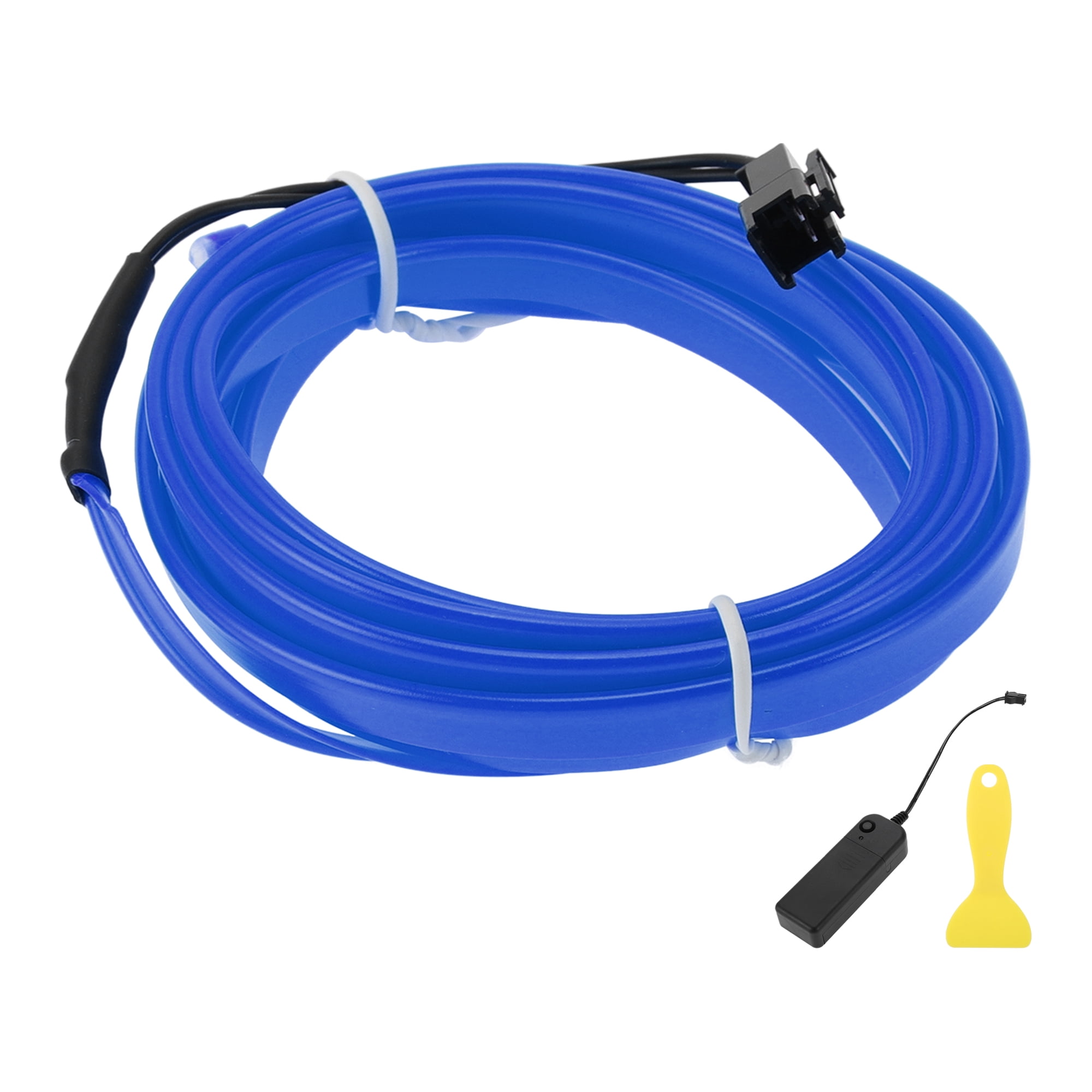 Unique Bargains 2m EL Wire Cable LED Glow String Light Car Interior ...