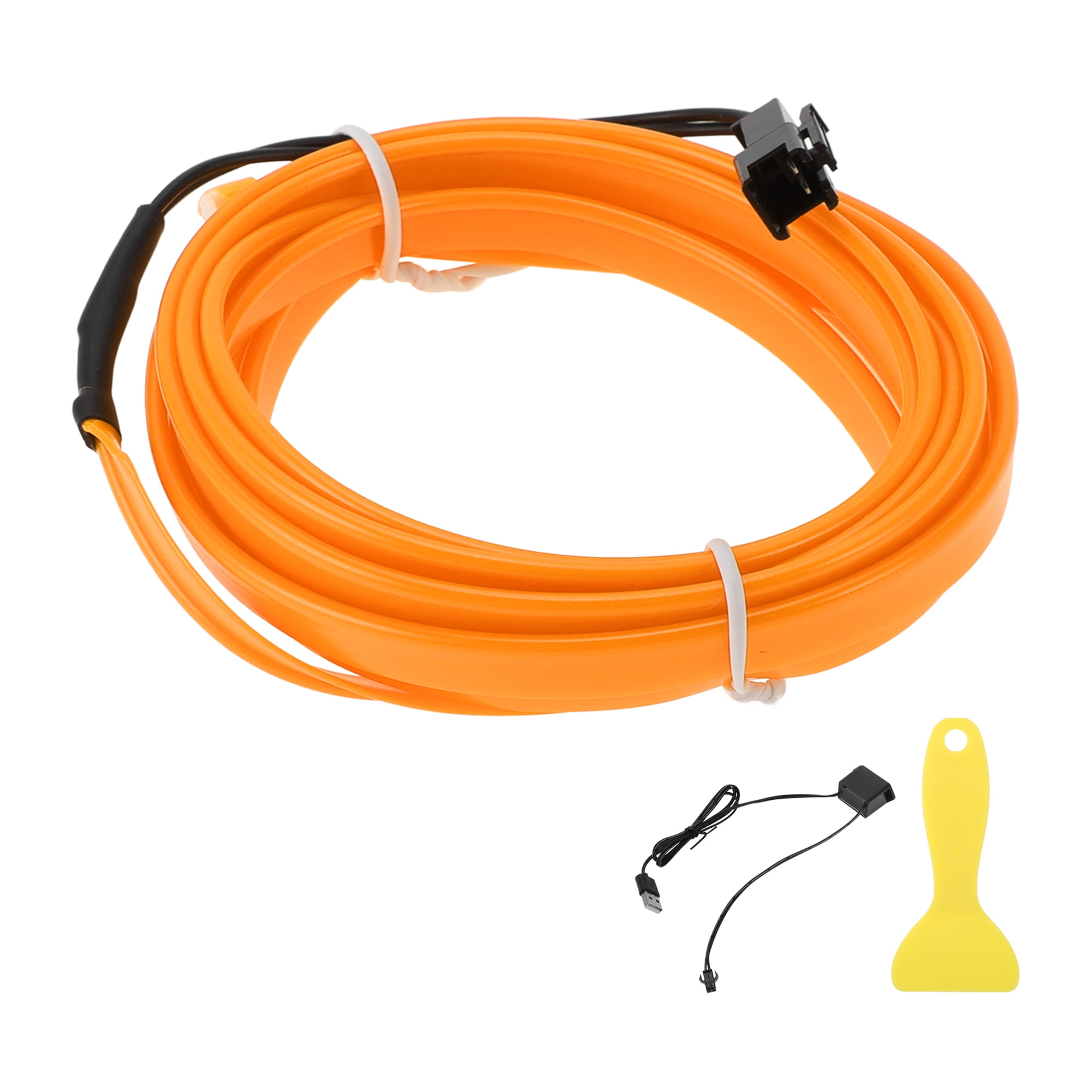 Unique Bargains 2m EL Wire Cable LED Glow String Light Car Interior ...