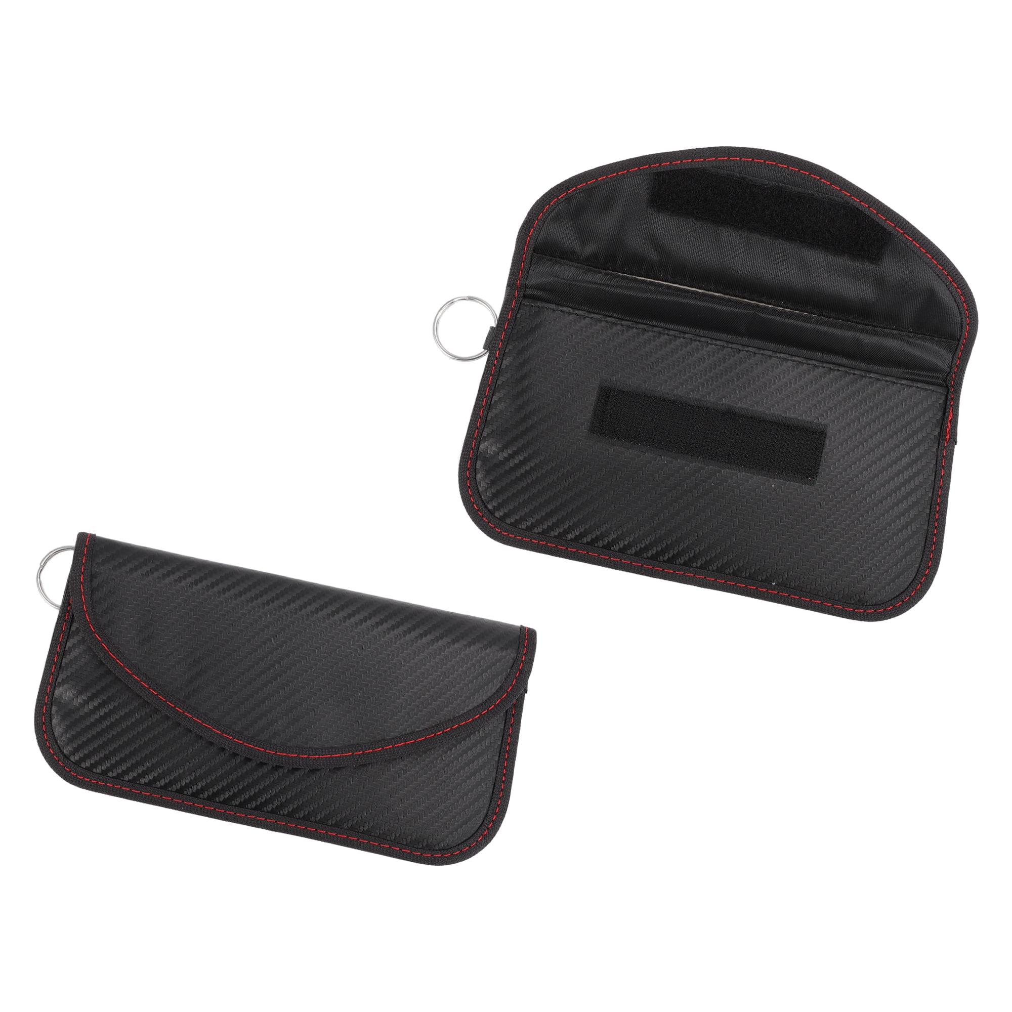 Unique Bargains 2pc, Faraday Pouch, RFID Signal Blocking Bags Carbon ...