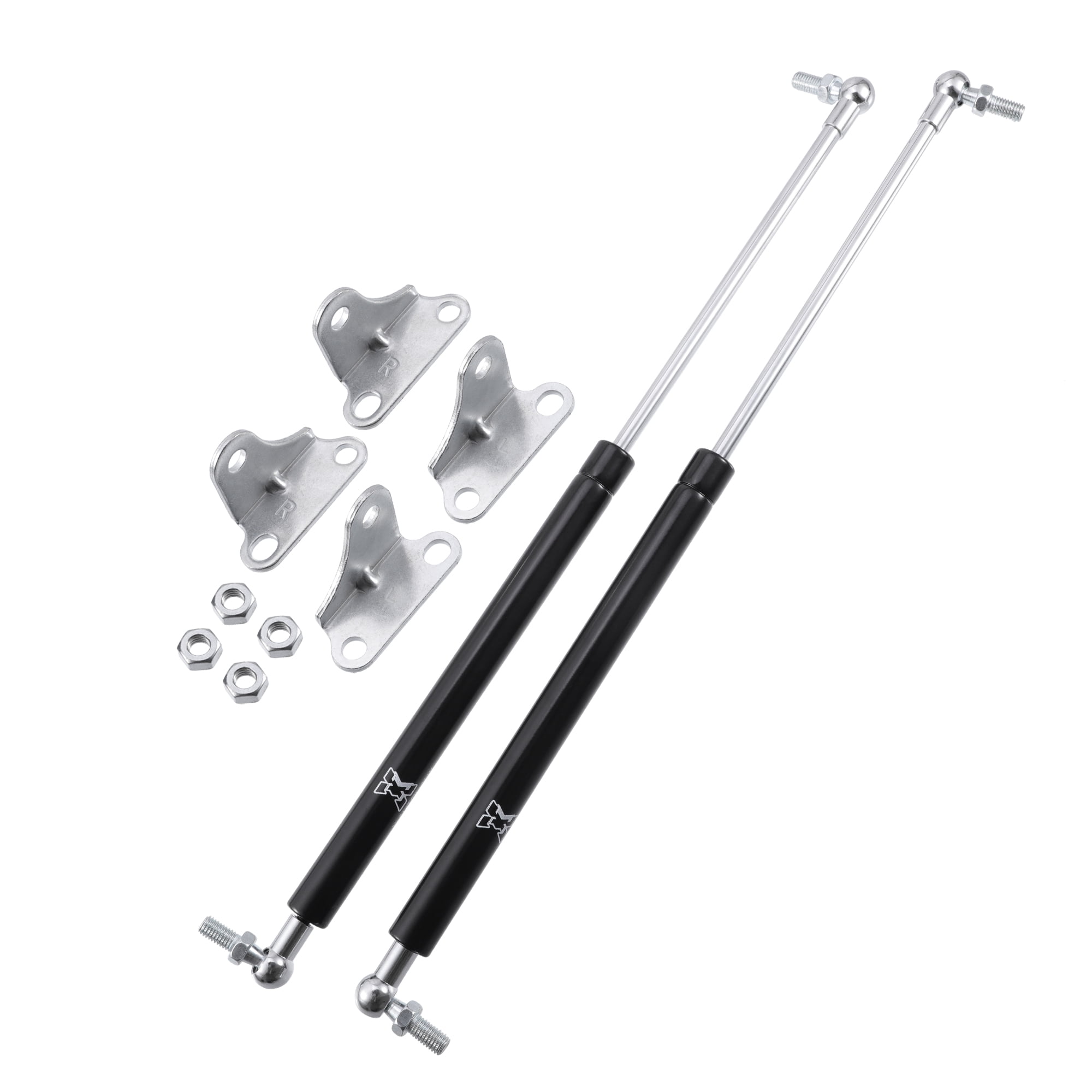 Unique Bargains 2pcs 17inch 120lbs Lift Supports Gas Struts Springs ...