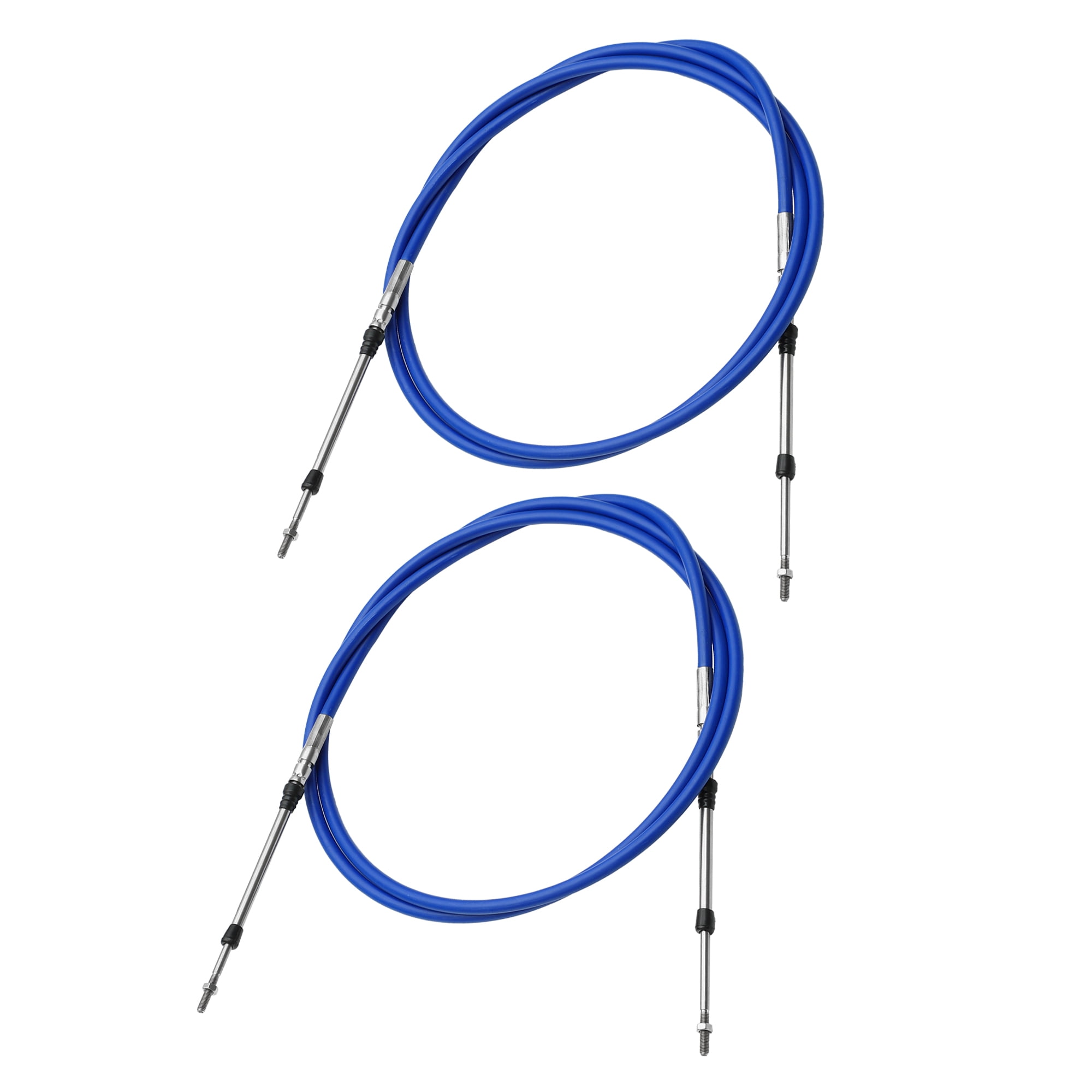 Unique Bargains 2pcs 8ft 2.4 Meter 94inch Marine Throttle Shift Remote ...