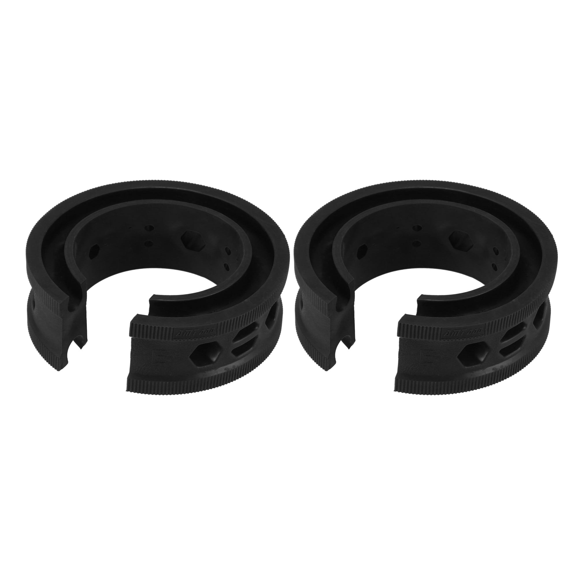 Unique Bargains 2pcs Black Car Coil Spring Buffer Springs Rubber Buffer ...