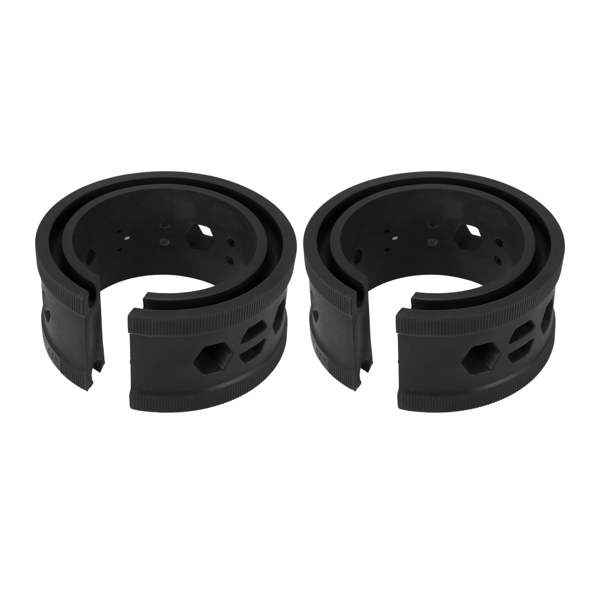 Unique Bargains 2pcs Black Car Coil Spring Buffer Springs Rubber Buffer ...