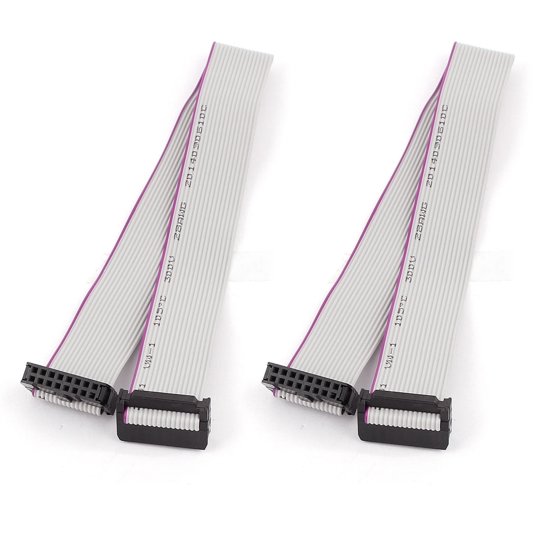 Unique Bargains 2pcs FC16P IDC 16-Pin Hard Drive Extension Wire Flat ...