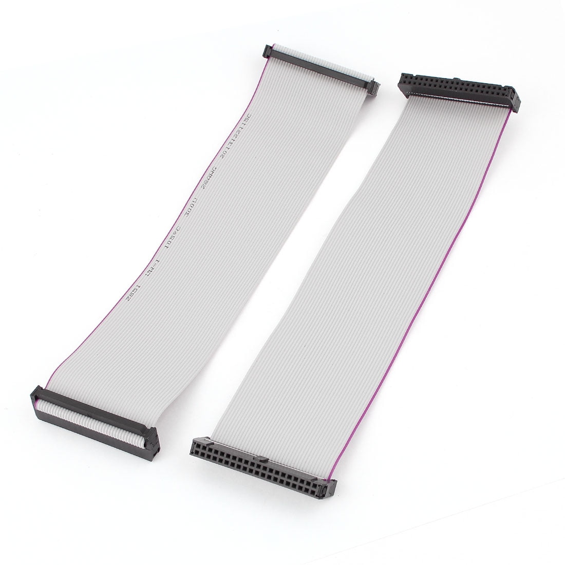 Unique Bargains 2pcs FC40P 40-Pin IDC Socket DIY Extension Flat Ribbon ...