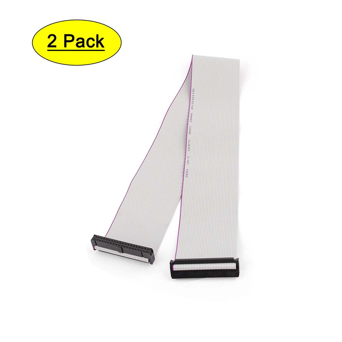 Unique Bargains 2pcs FC40P 40-Pin IDC Socket Extension Flat Ribbon ...