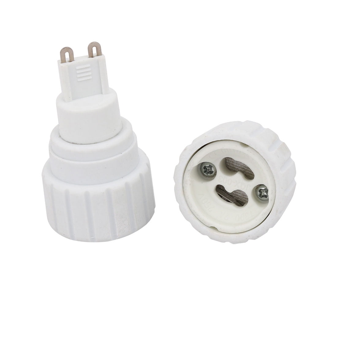 Unique Bargains 2pcs G9 to GU10 Extender Adapter Converter Lamp Bulb ...