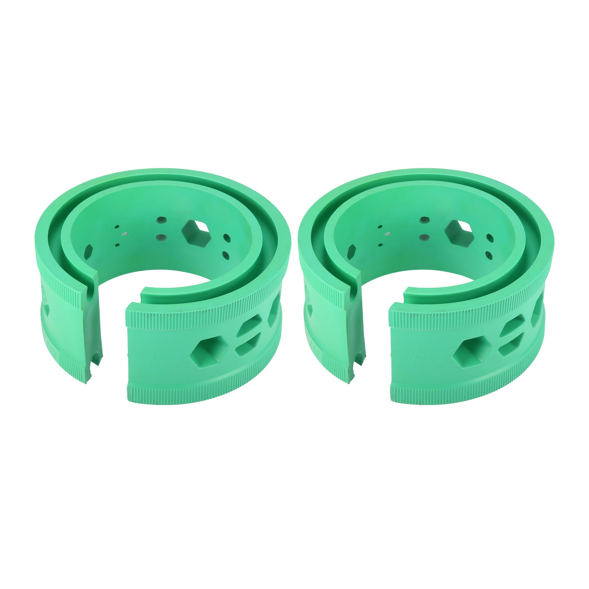 Unique Bargains 2pcs Green Car Coil Spring Buffer Springs Rubber Buffer ...