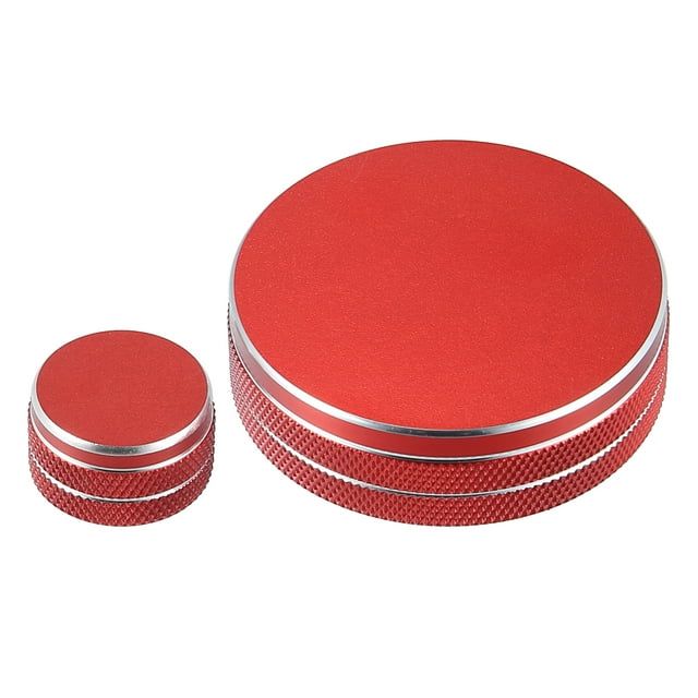 Unique Bargains 2pcs Multimedia Volume Knob Caps Decals Stickers for ...