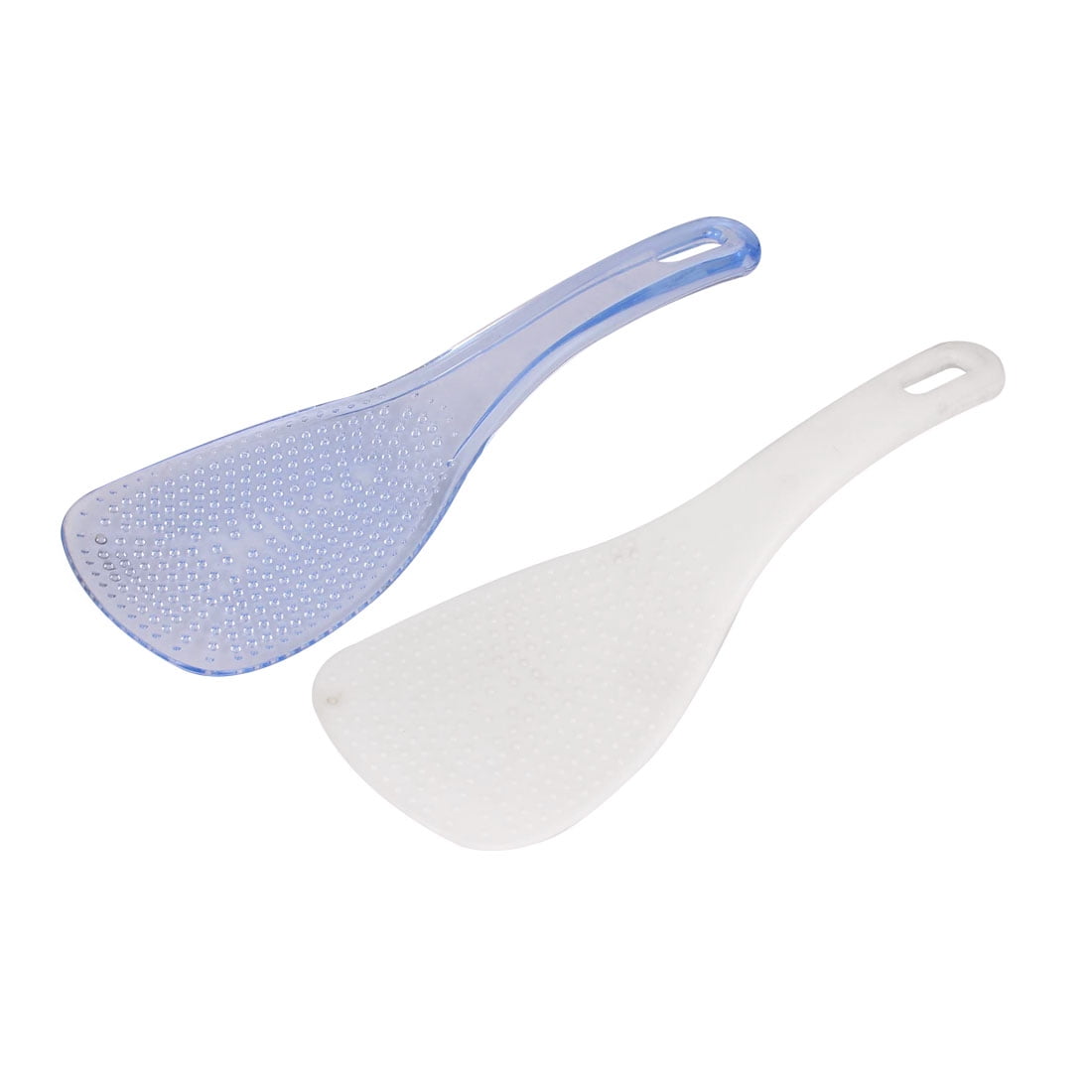 Unique Bargains 2pcs Plastic Kitchen Spatula Paddle, Clear Blue White ...