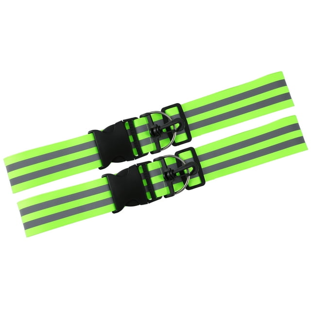 Unique Bargains 2pcs Reflective Sash Reflective Running Gear High ...