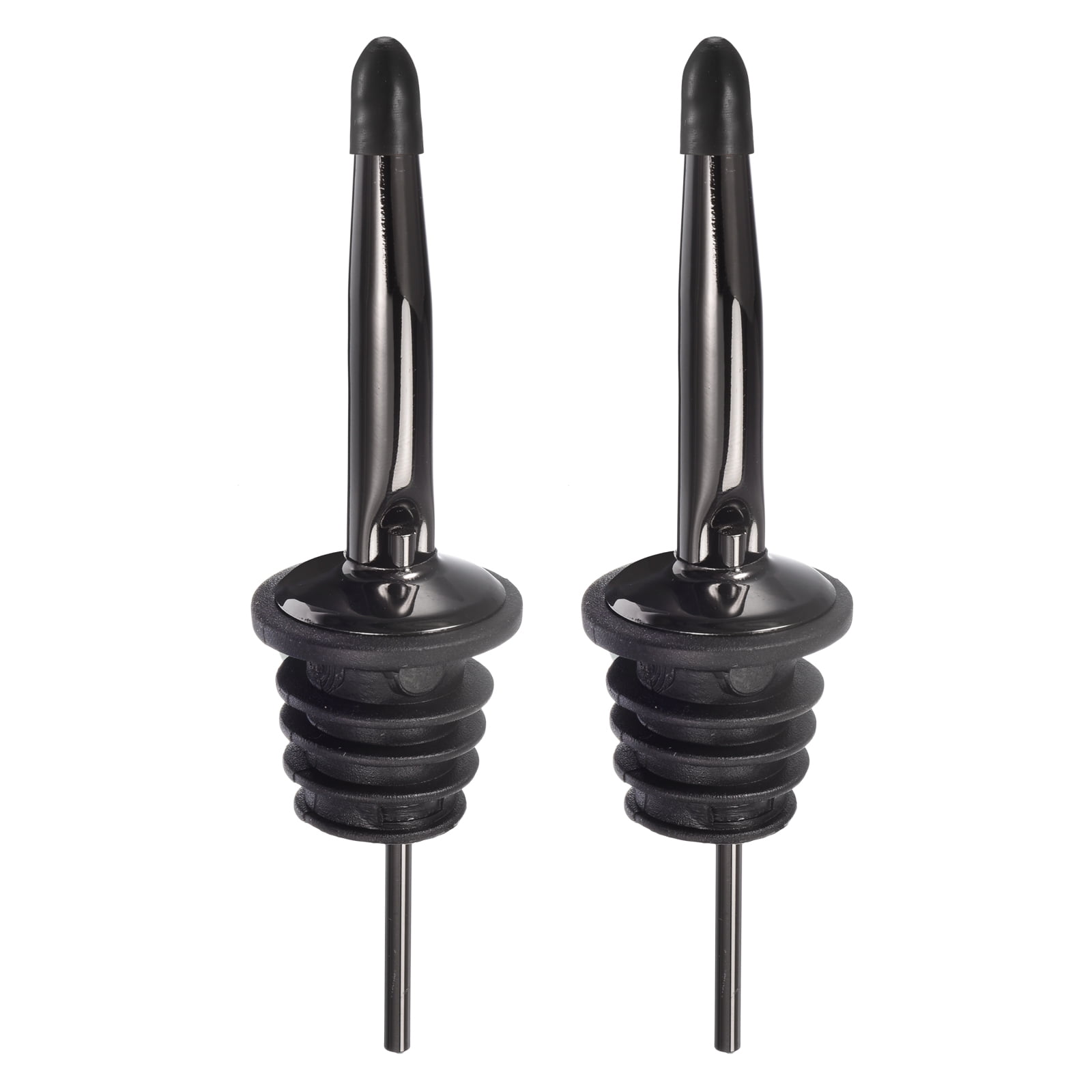 Unique Bargains 2pcs Stainless Steel Liquor Pourers, Wine Pourers with ...