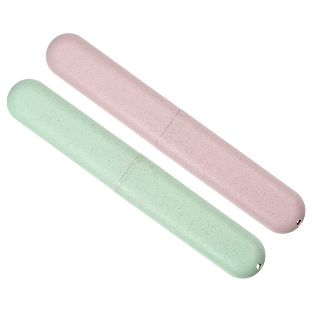 Unique Bargains 2pcs Toothbrush Travel Case Traveling PP Portable ...