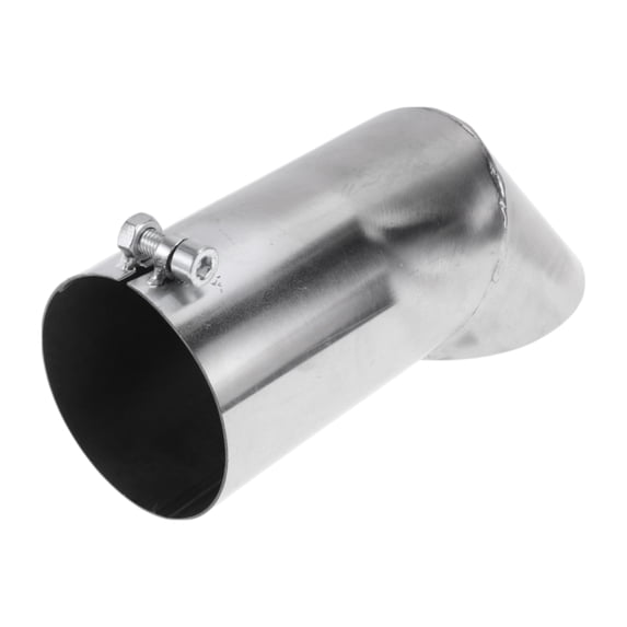 Unique Bargains 3.1"ID Inlet T304 Stainless Steel Turn Down Exhaust Tip ...