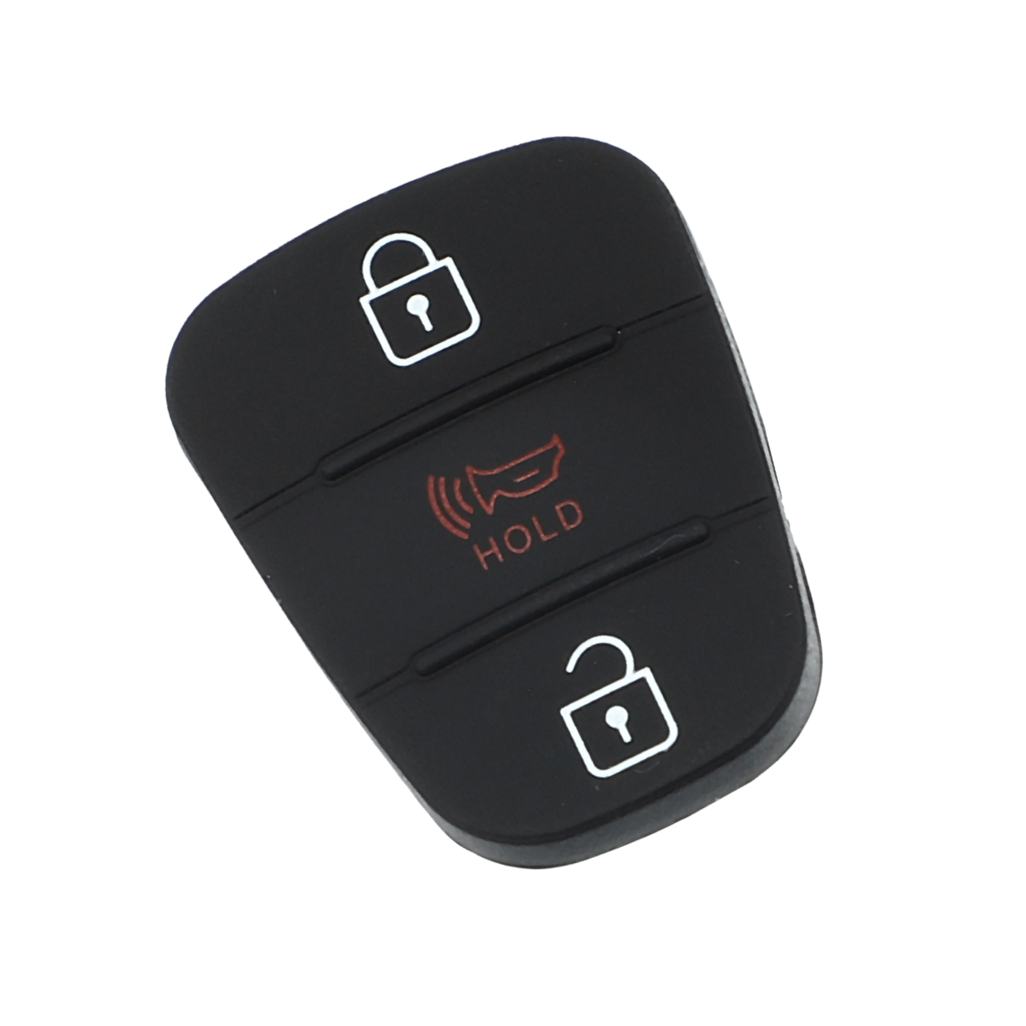 Unique Bargains 3 Button Car Remote Fob Case Insert Rubber Keypad ...