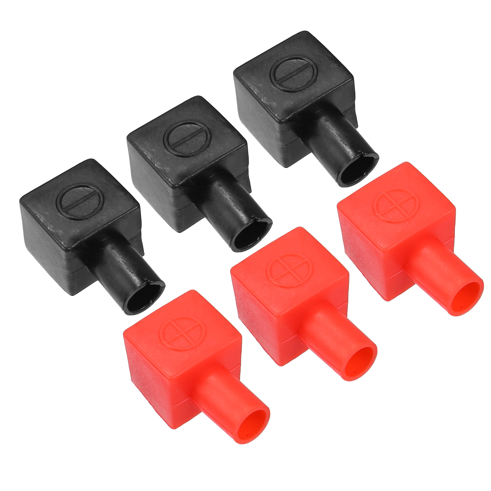 Unique Bargains 3 Pair Battery Terminal Insulation Covers 30mm Length ...
